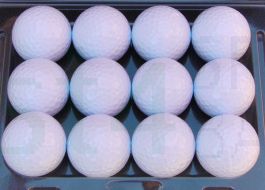 Non-Branded White Golf Balls Printed