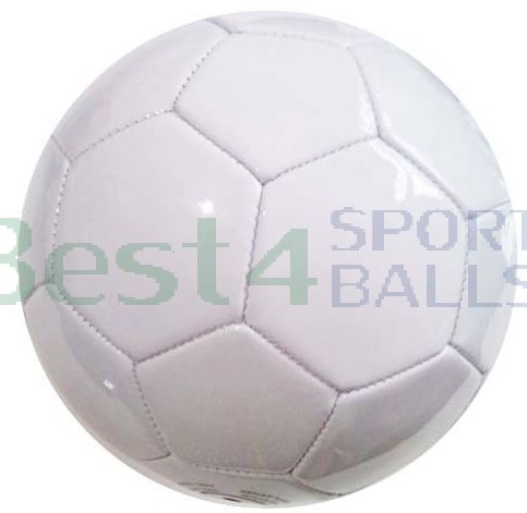 Plain white Non branded footballs 32 panel
